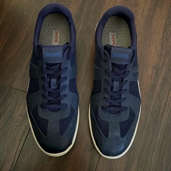 Swims | Shoes | Mens Swims Luca Casual Sneakers Navy And 1 Black | Poshmark